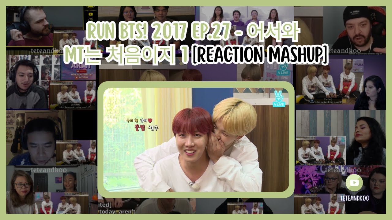 [BTS] Run BTS! EP.27 | Reaction mashup - YouTube