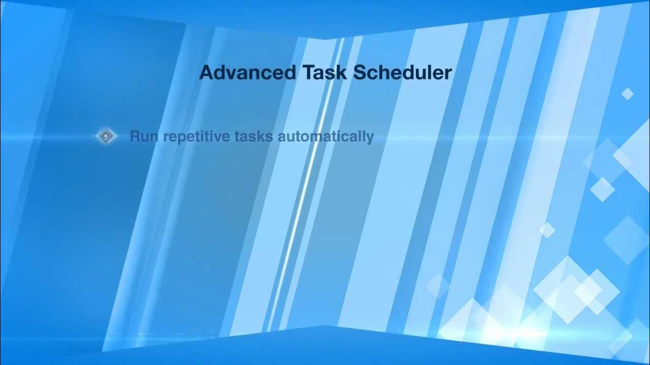 Advanced Task Scheduler - YouTube