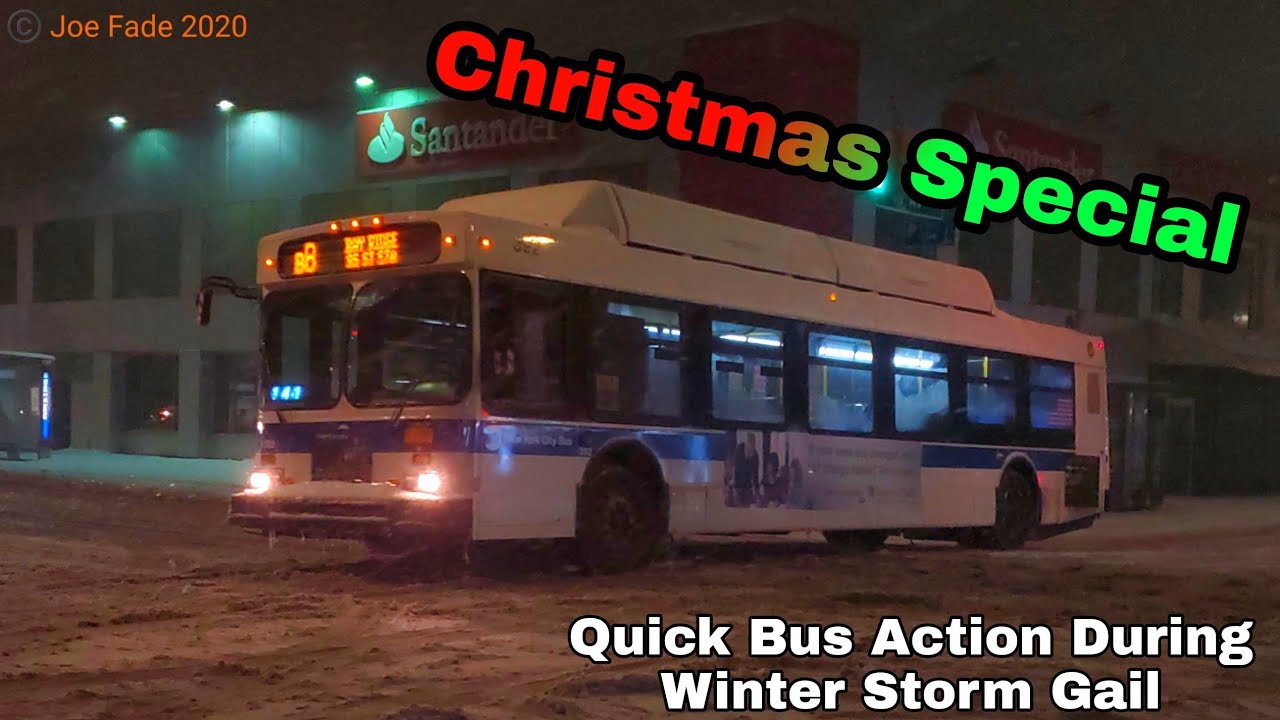 MTA New York City Bus: Quick Bus Action During Winter Storm Gail ...