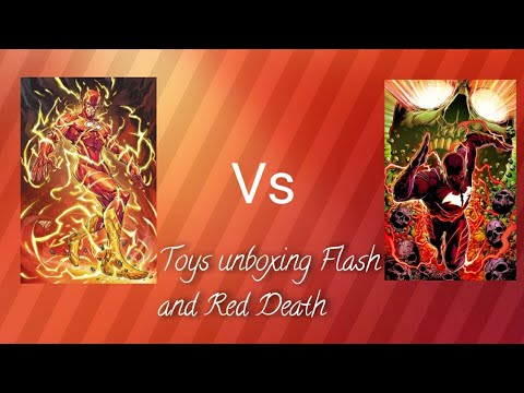 Dc toys Unboxing Flash and Red Death - YouTube