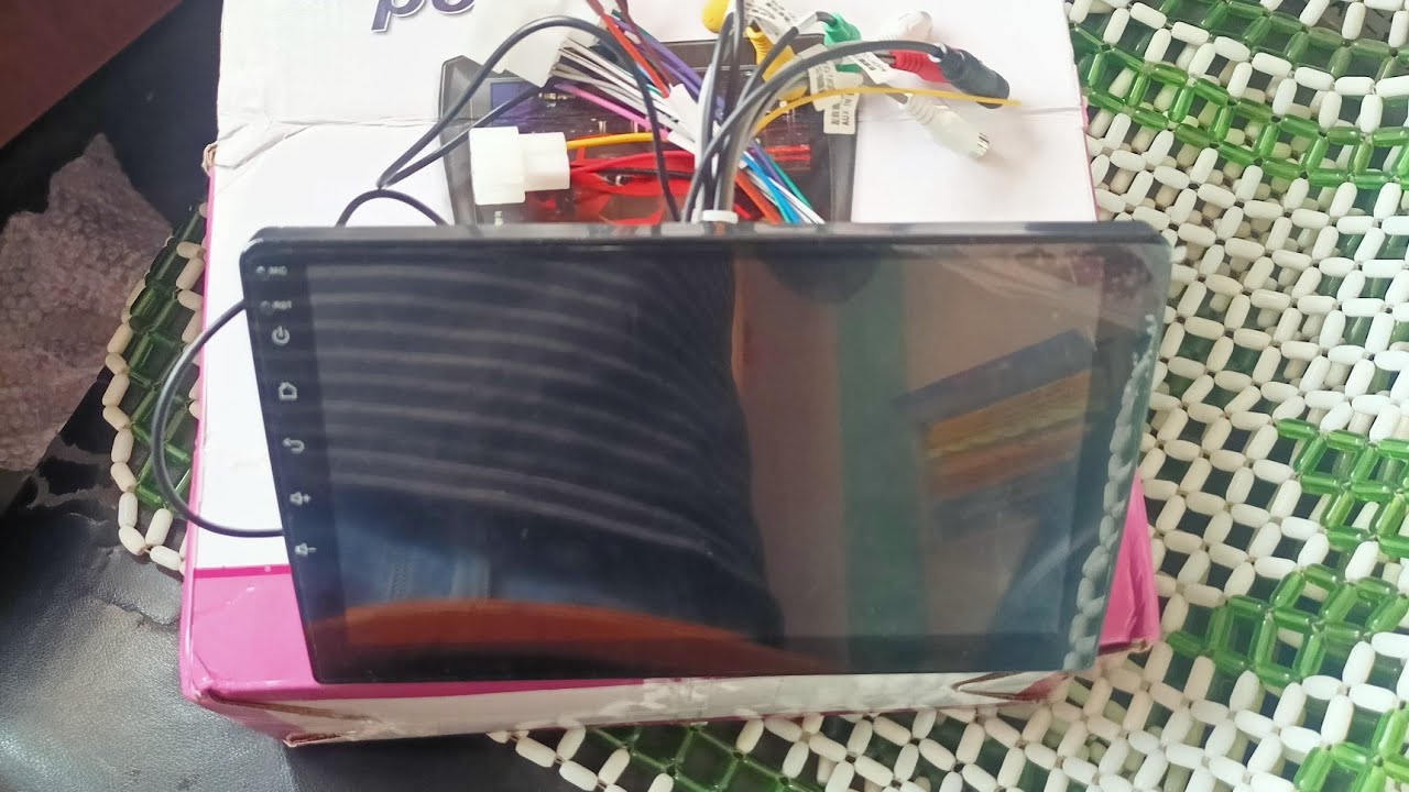 Mahindra Bolero display music system fitting HD Android and bass tube ...