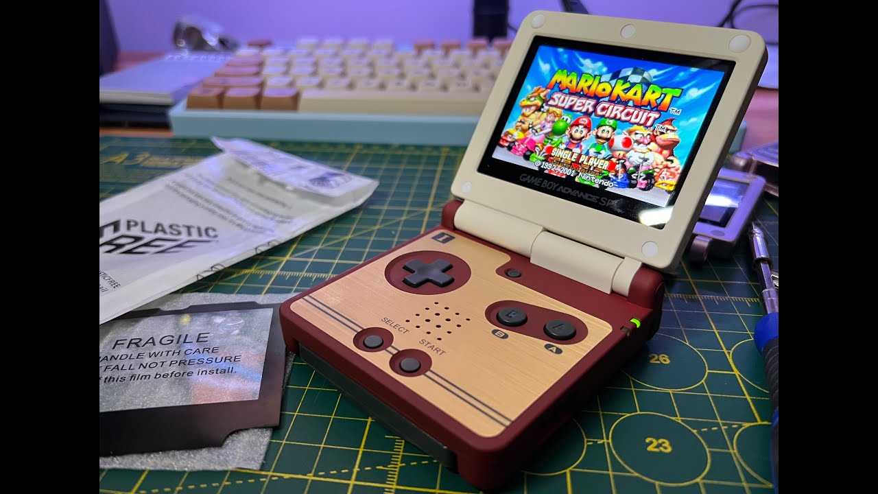 Game Boy Advance SP Mod - YouTube
