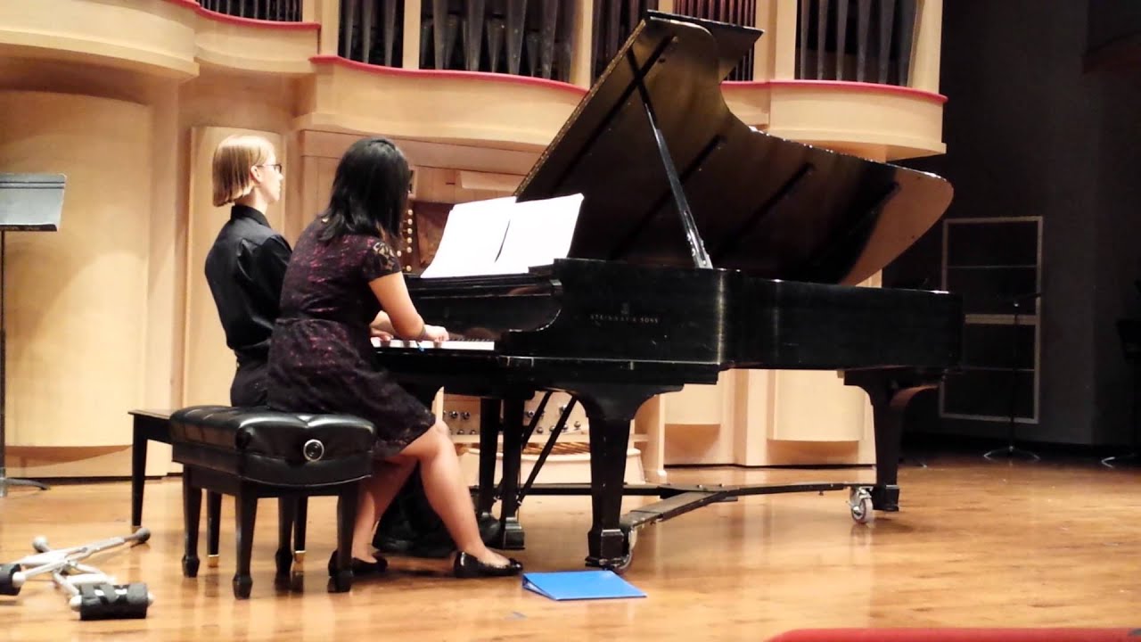 Dvorak Legend Op 59 No 3 piano Duet - YouTube