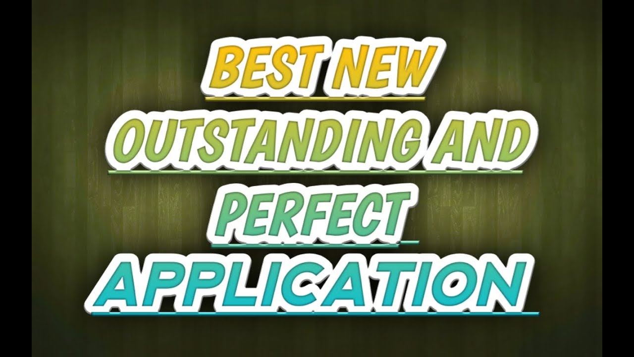 BEST NEW AND OUTSTANDING APPLICATION FOR ANDROID AND FIRESTICK - YouTube