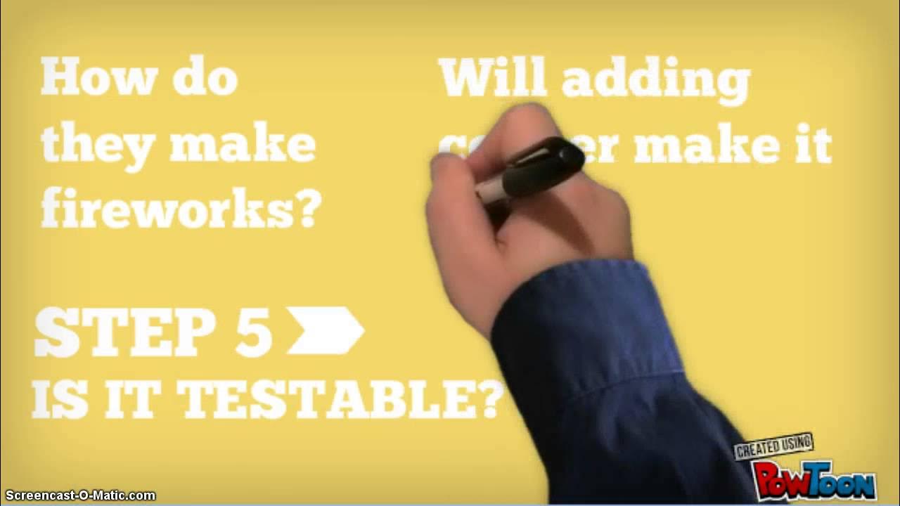 8 steps to ask a testable question - YouTube