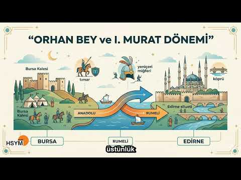 Orhan Bey ve I.Murat Dönemleri #kpsstarih #ags 