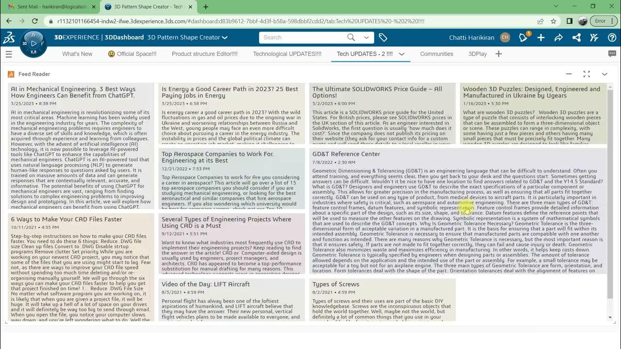 Streamline Your Content with Netvibes Feed Reader on the 3DEXPERIENCE Platform - YouTube