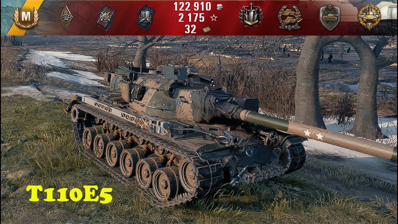T110E5 - World of Tanks UZ Gaming - YouTube