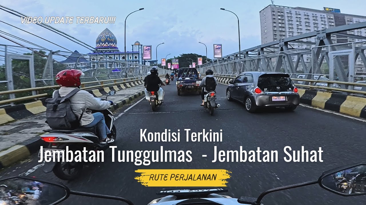 Jembatan Ikonik Kota Malang, Jembatan TUNGGUL MAS Menuju Jembatan ...