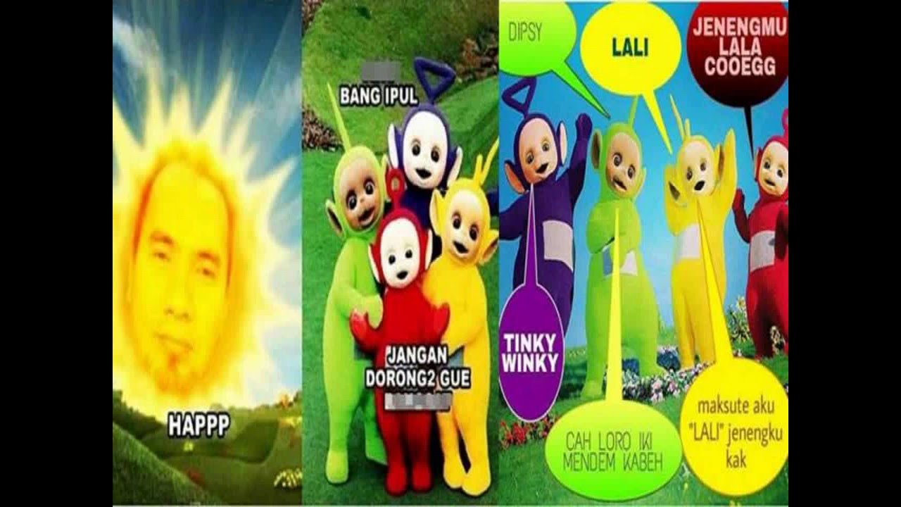 funny teletubbies voice over - YouTube