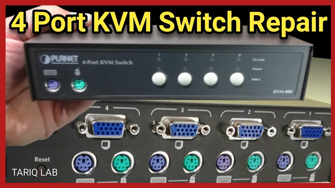 4 Port KVM Switch Repair | VGA Splitter Repair - YouTube