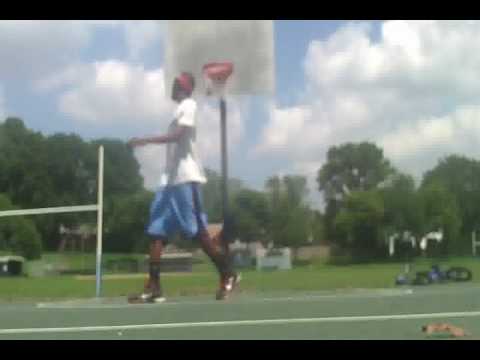 12 Year Old 5'7 Gets 10 foot Rim - YouTube