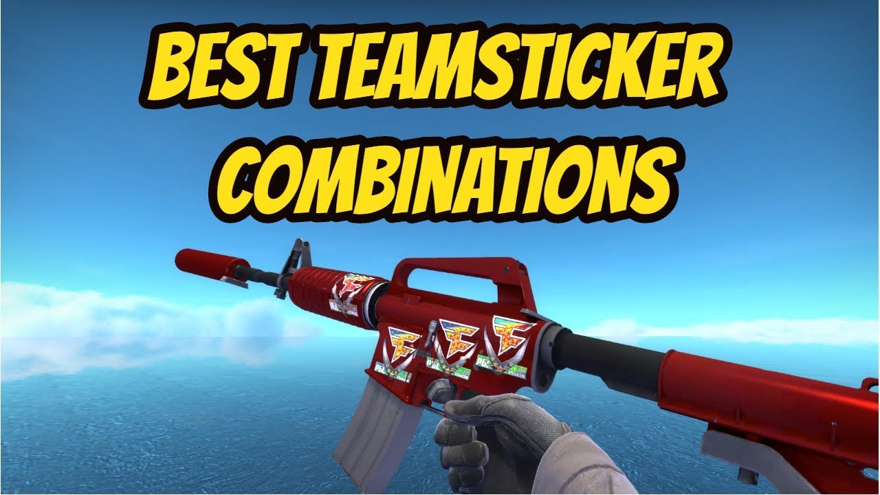 CSGO | BEST TEAM STICKER COMBINATIONS - YouTube