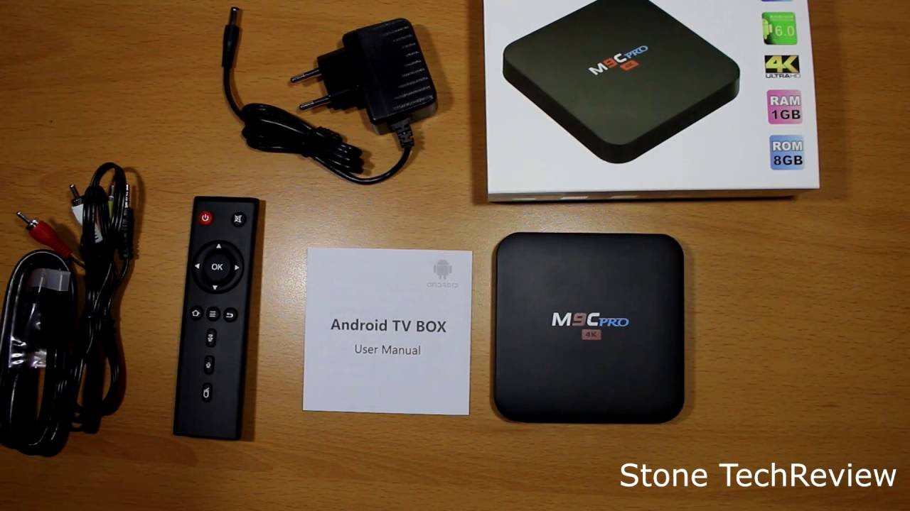 Unboxing Bqeel M9C Pro TV Box Android 6.0.1 Quad-Core CPU Mali-450 GPU ...