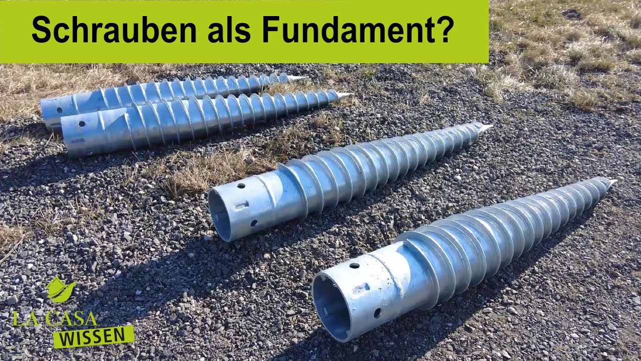 Schraubfundamente eine sinnvolle (günstige) Alternative zu ...