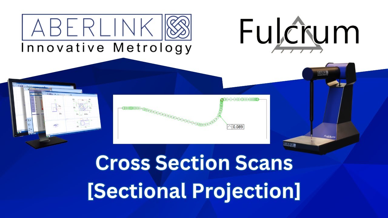 Fulcrum Cross Section Scanning [Sectional Projection] | DXF Comparison ...