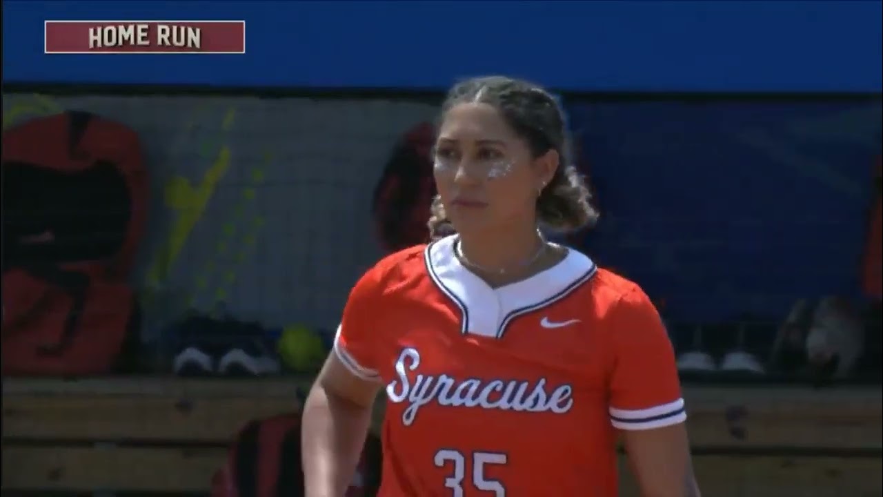 Bre Peck gives the Hokies the lead vs Syracuse - YouTube