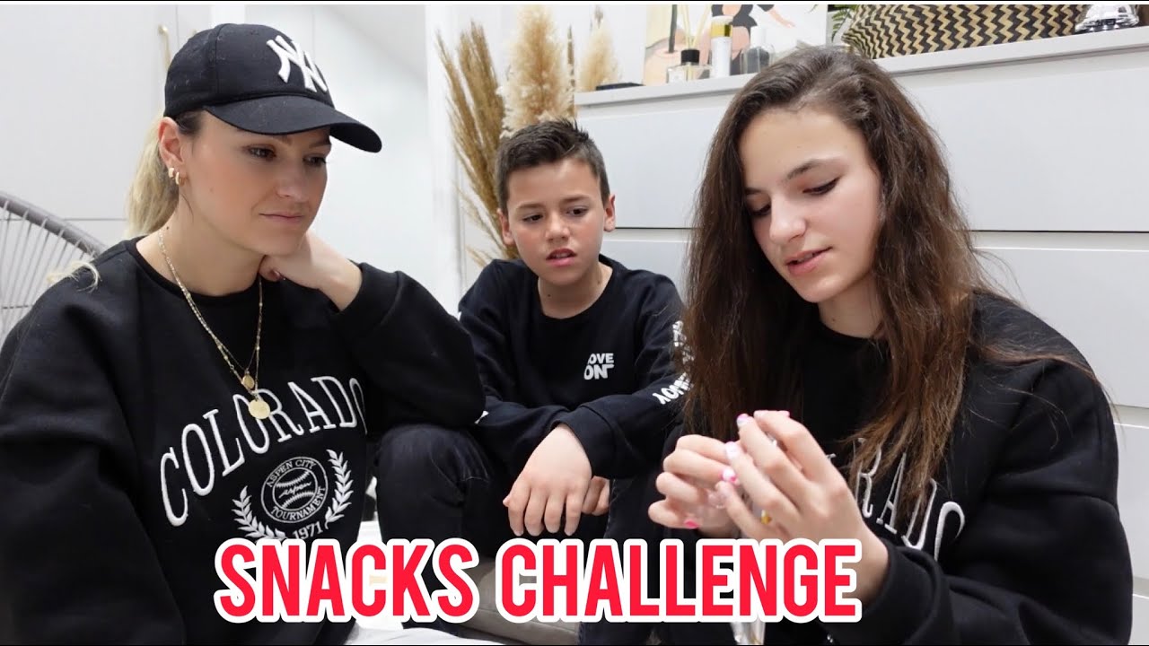Snacks Challenge//Cokollata qe na cuditi//Dezi Lami - YouTube