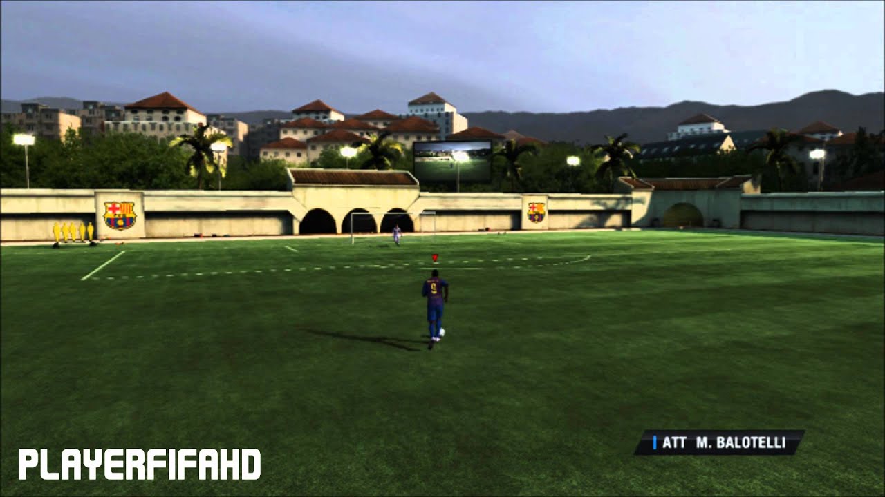 FIFA 12 - Balotelli ARENA (with Barça) | HD - YouTube