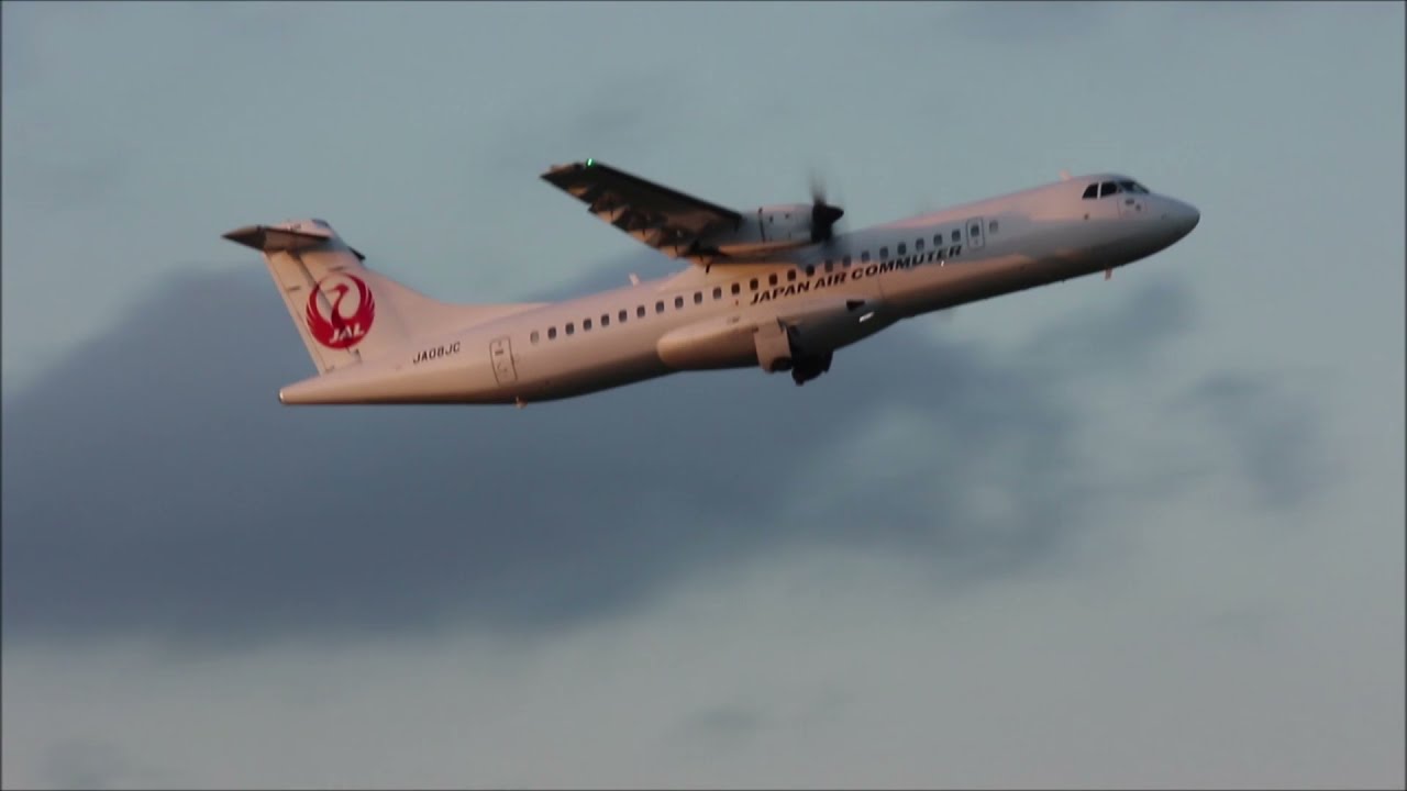 attention japan air commuter AT76(JA08JC)ATR72-600 種子島ー鹿児島 飛行機 ...