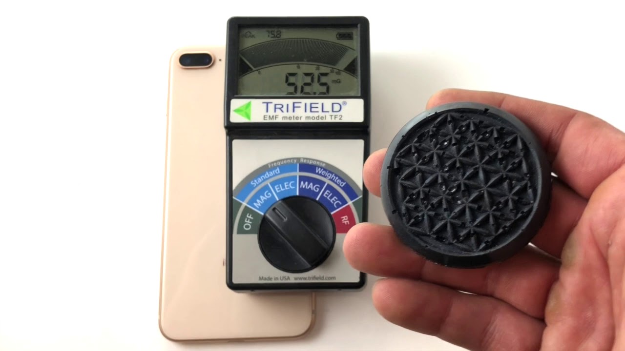 Cell Phone EMF Shield Testing with TriField Meter - YouTube