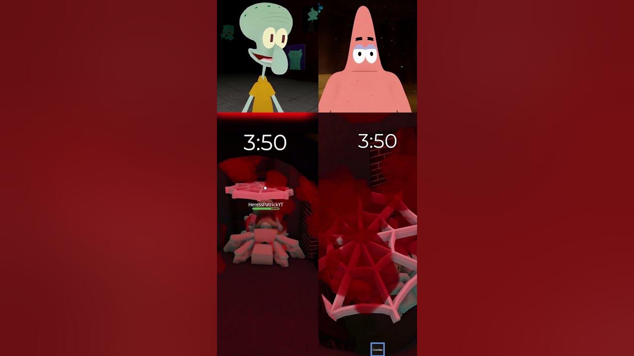 Spider Squidward Caught Patrick In His Webs! - YouTube