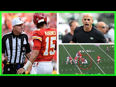 KANSAS CITY CHIEFS CHEAT, JETS GET ROBBED, REFS CHEAT FOR THE CHIEFS ...