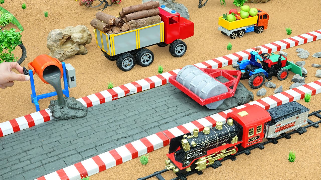 Diy mini tractor bulldozer for concrete road construction ...
