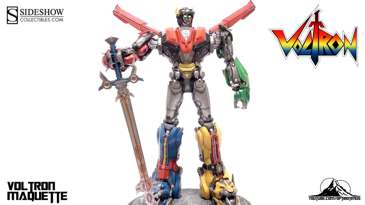 Optibotimus Reviews: Sideshow Collectibles VOLTRON Maquette - YouTube