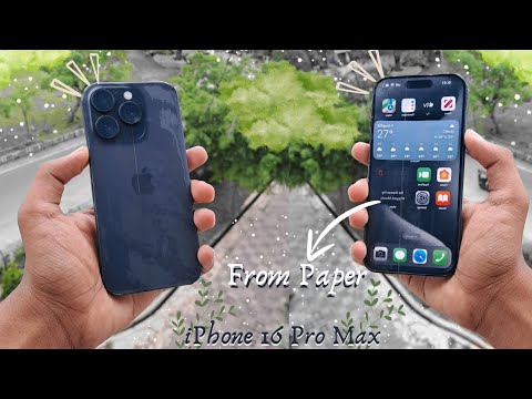 iPhone 16 Pro Max | How to make iPhone 16 Pro Max from cardboard ...