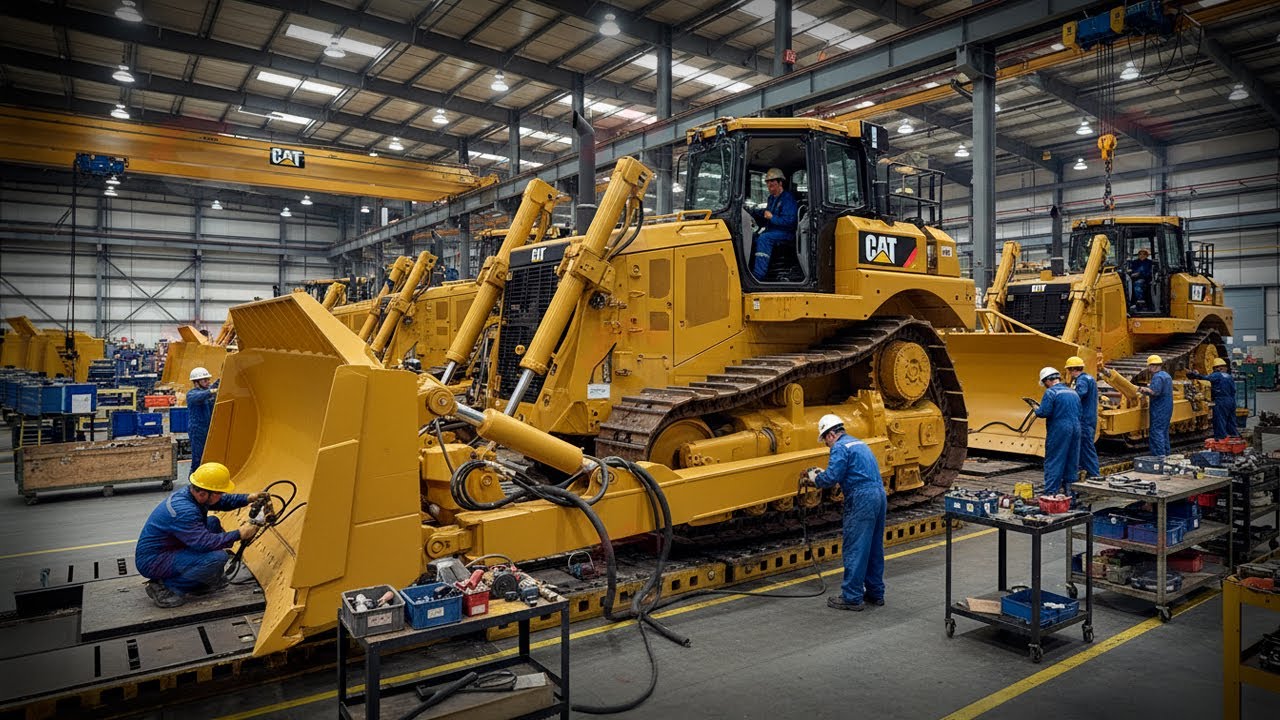This Is How Caterpillar's TOUGHEST Machinery Is ACTUALLY Built - YouTube