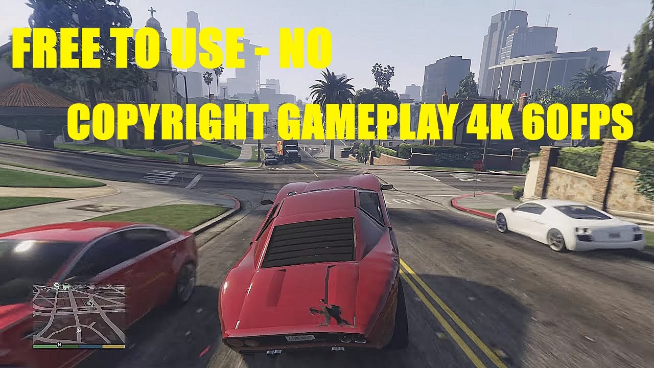 GTA 5 - Free To Use - No Copyright Gameplay 4K 60FPS - YouTube