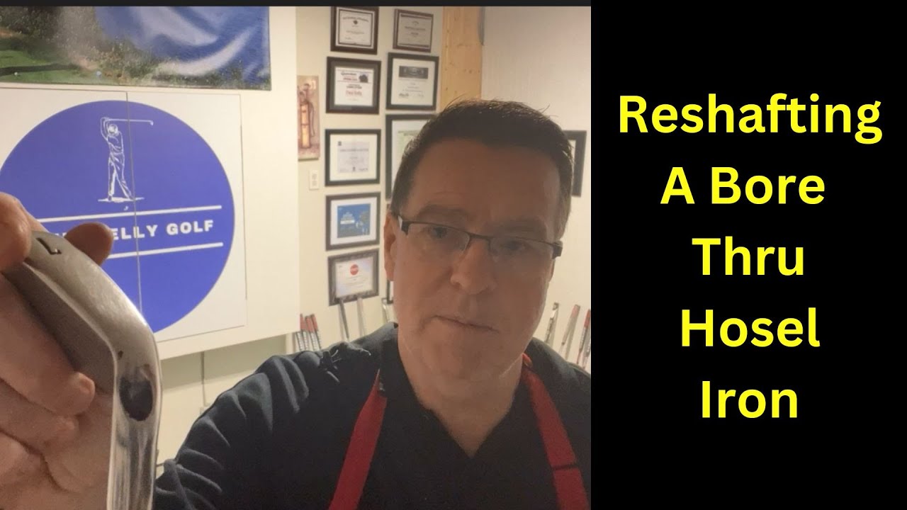 Reshafting a Bore Thru Hosel Iron - YouTube