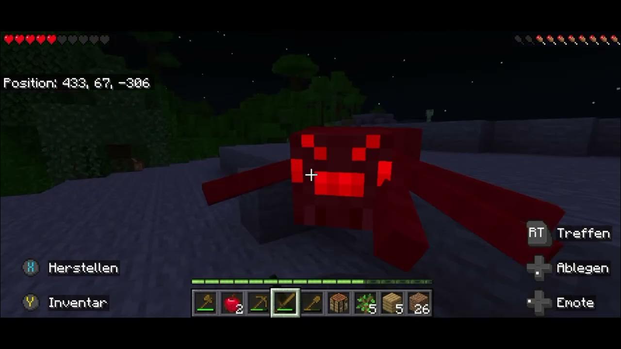 Minecraft survival, aber mit neuer Steuerung 👍🏽😂🤪 - YouTube