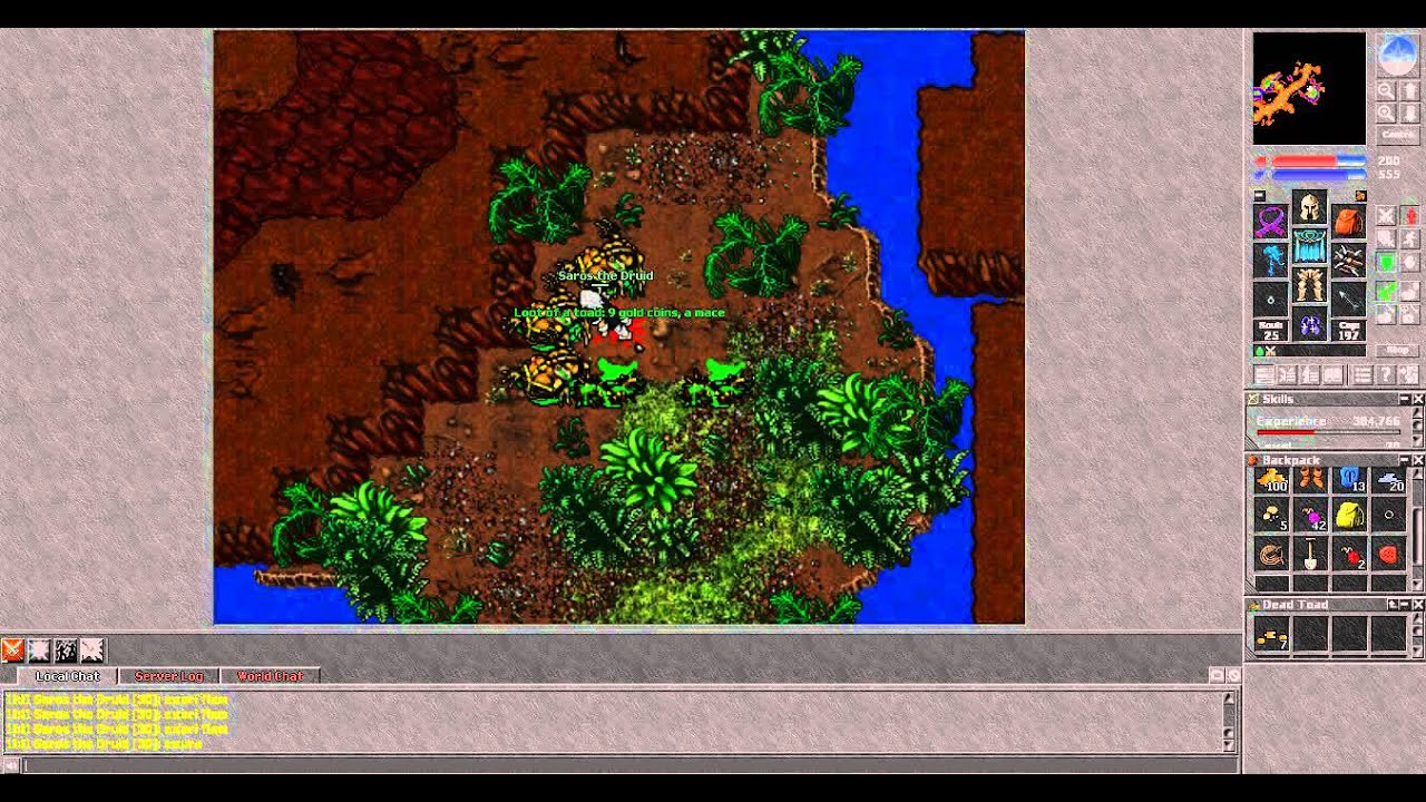 Tibia tarantula cave port hope PL by BoleqX - YouTube