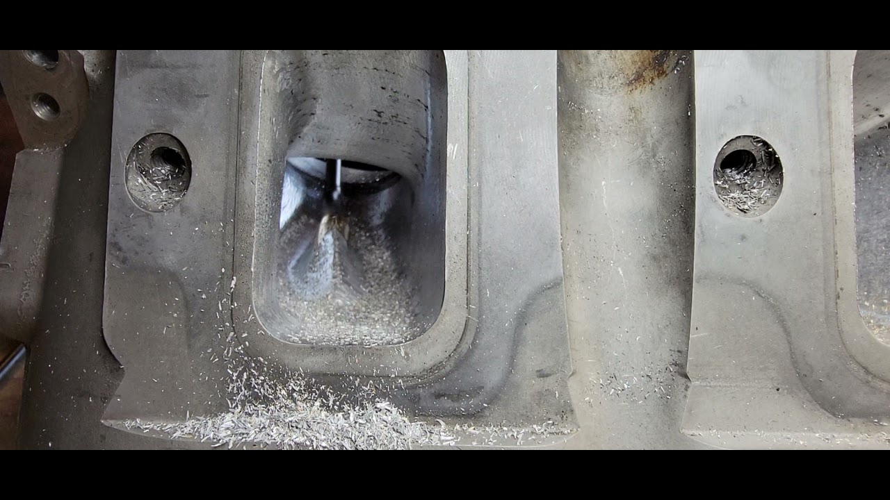 porting ls7 heads - YouTube