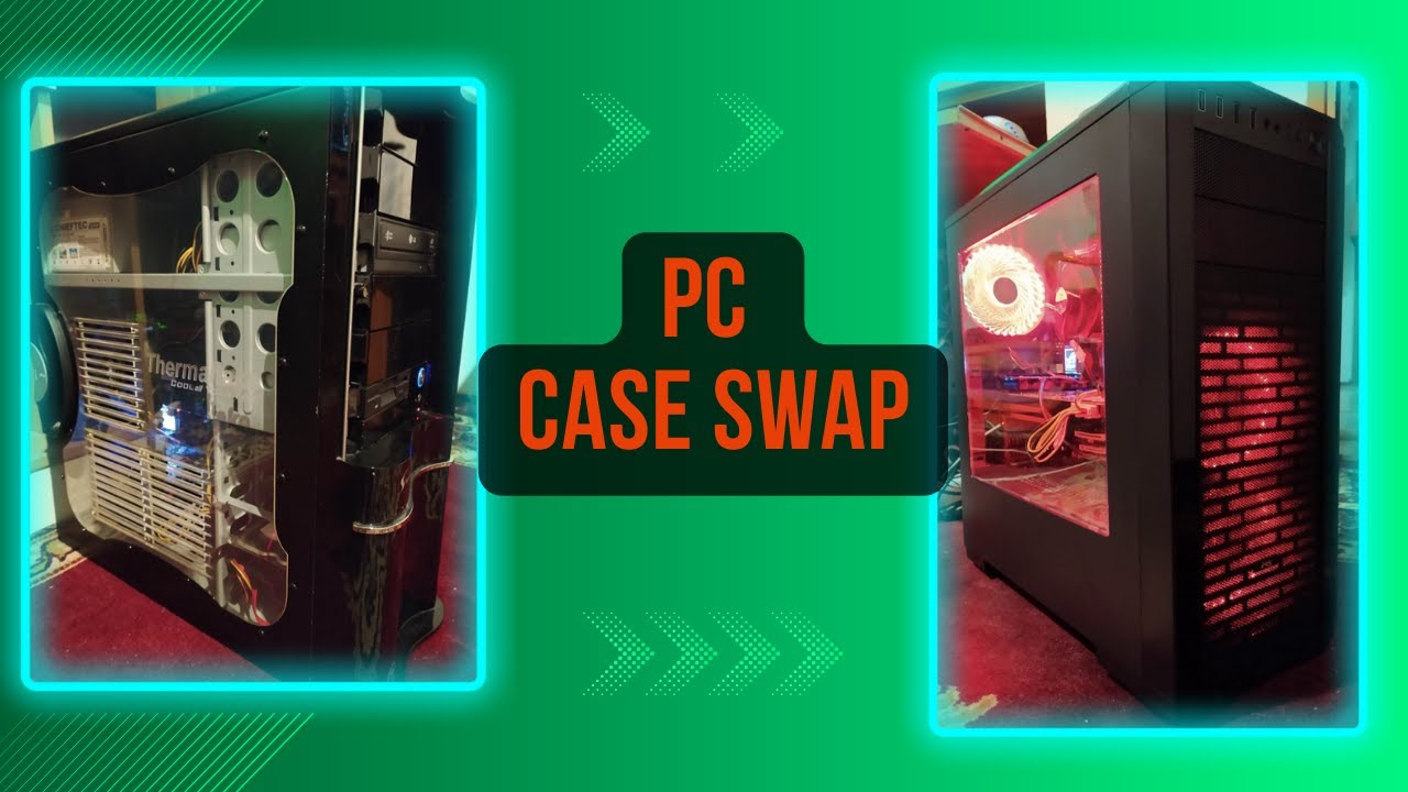 PC Case Swap // MS Fighter V305 - YouTube