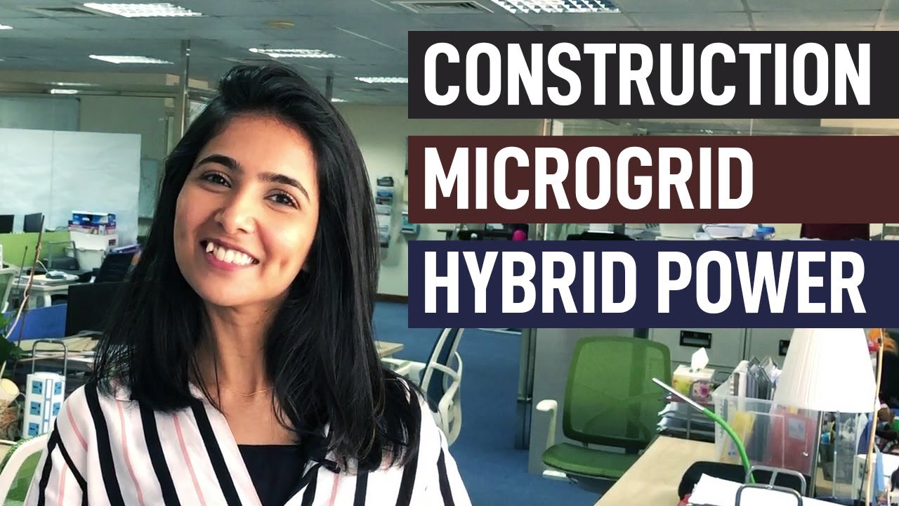 Besix Construction Hybrid Microgrid Teaser - YouTube