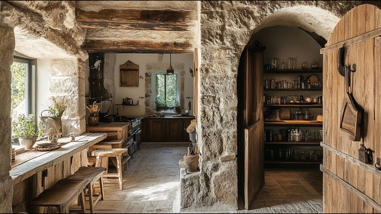 Amazed By The Simple But Strangely Beautiful Interior Of This Stone ...