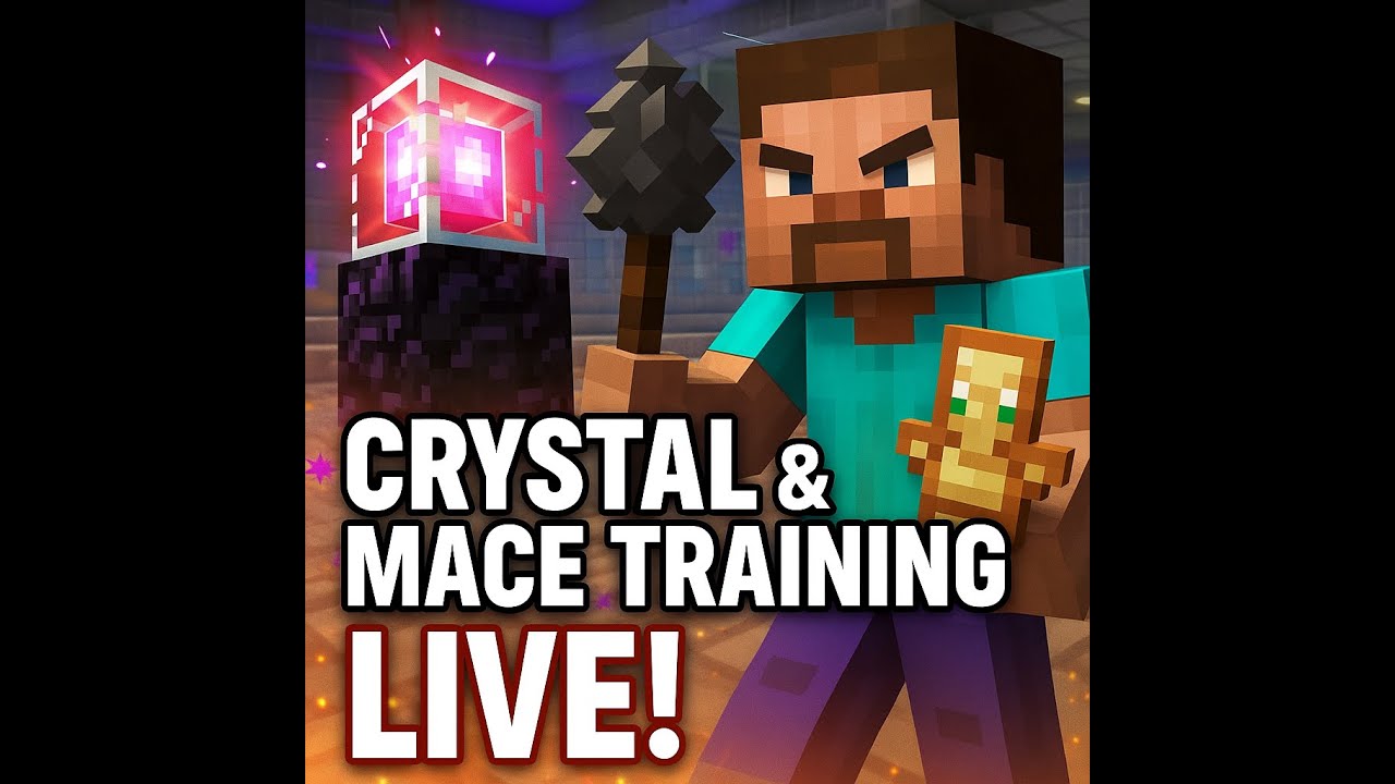 Learning MACE and Crystal PvP live — teach me - YouTube