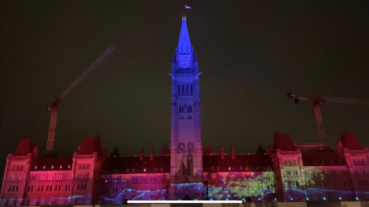 Ottawa Peace Tower 2023 Full Show - YouTube