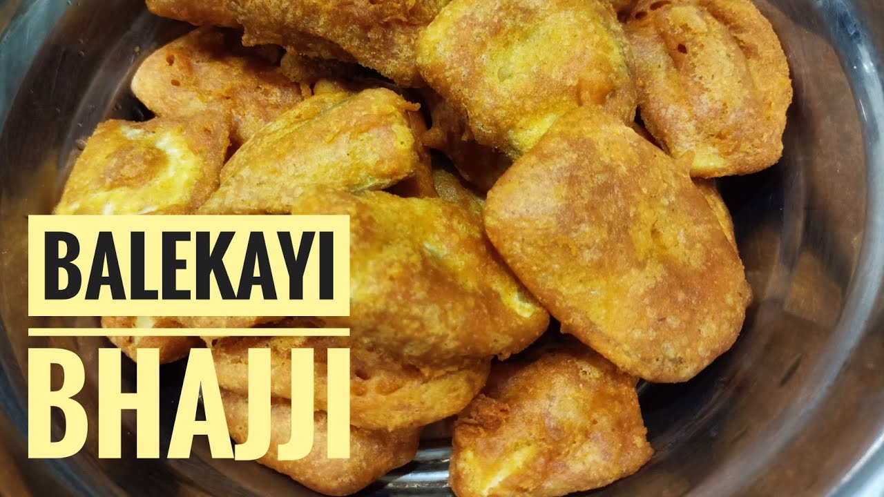 Balekayi Bhajji | Evening Snack | Easy Home Made Recipe | Raw Banana ...