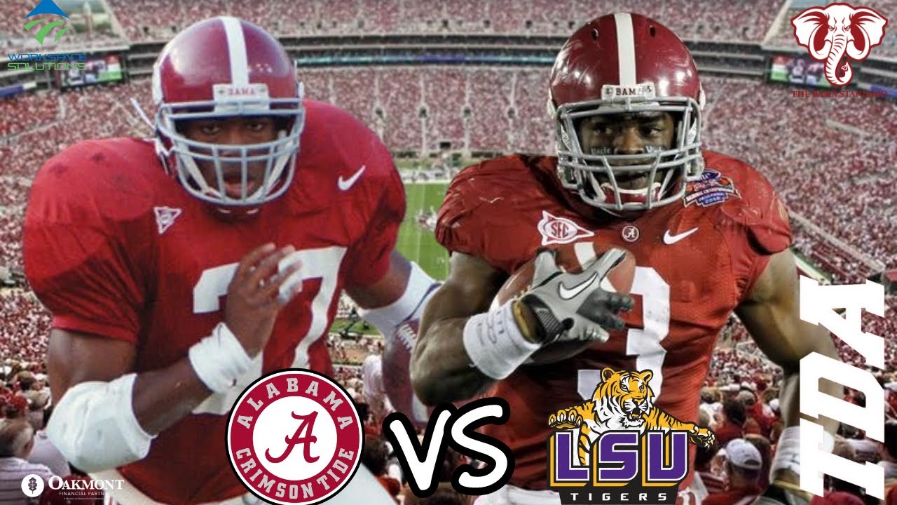 The Bama Standard: Alabama Battles LSU w/Trent Richardson, Shaun ...