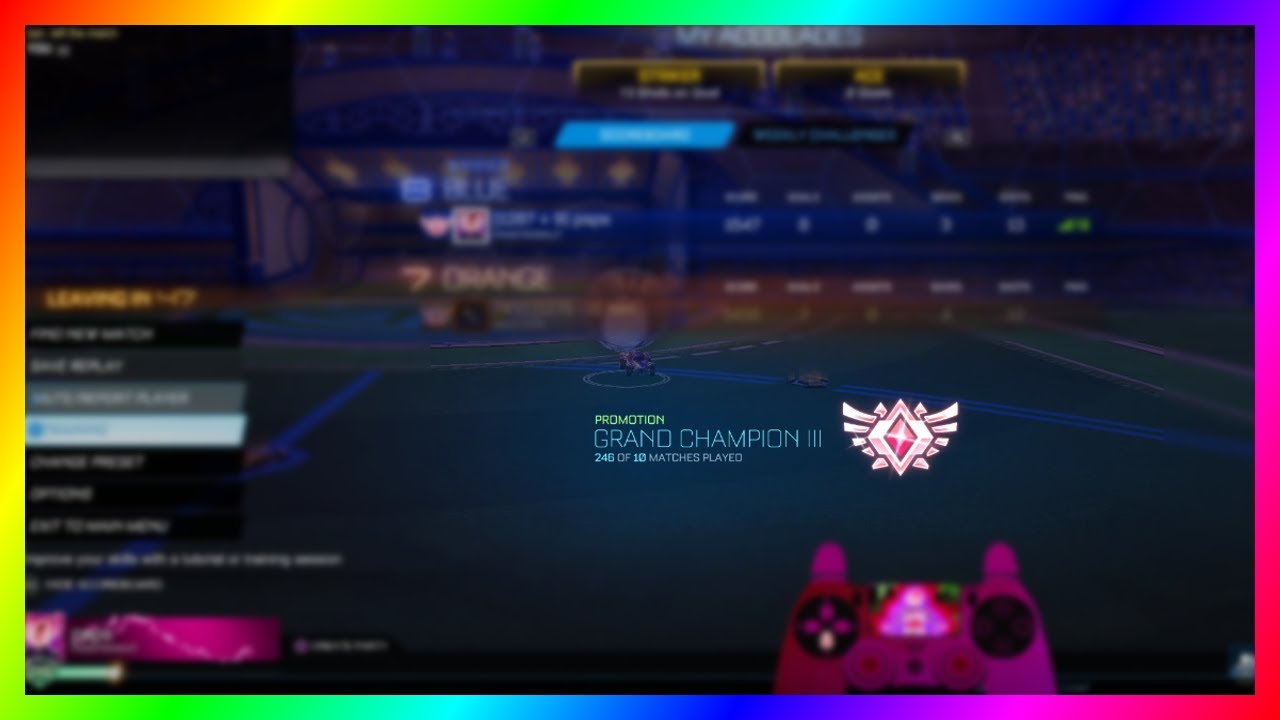 I Hit Grand Champion 3 In 1v1?! | Rocket League 1v1 Game Play - YouTube