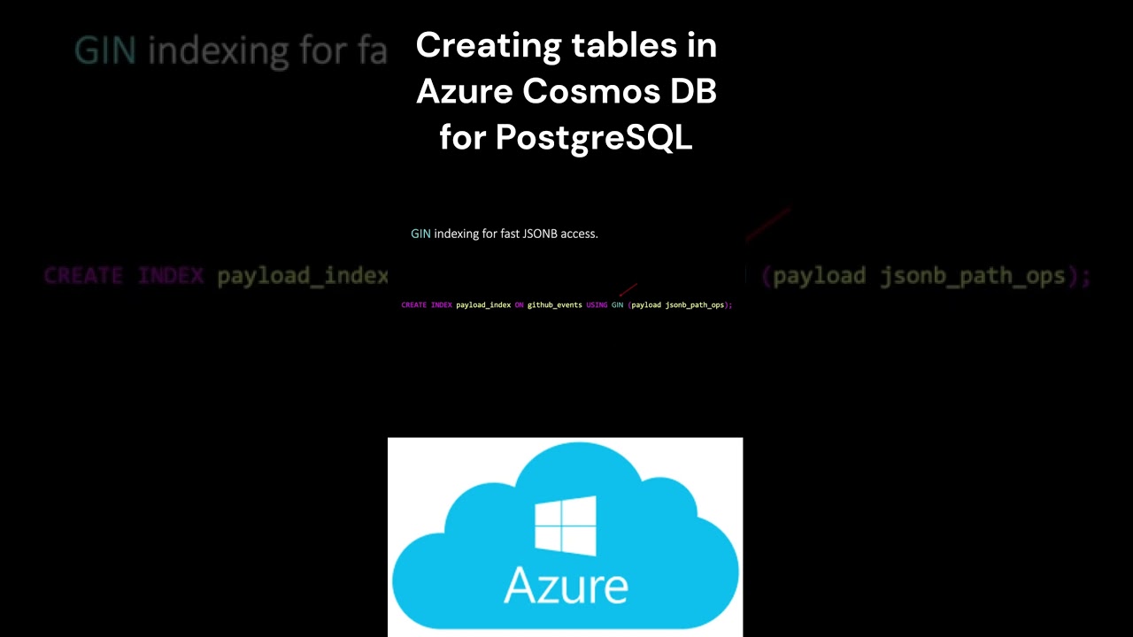 Quick Start 1 Creating Tables In Azure Cosmos Db For Postgresql Shorts Technology Cosmosdb 7784
