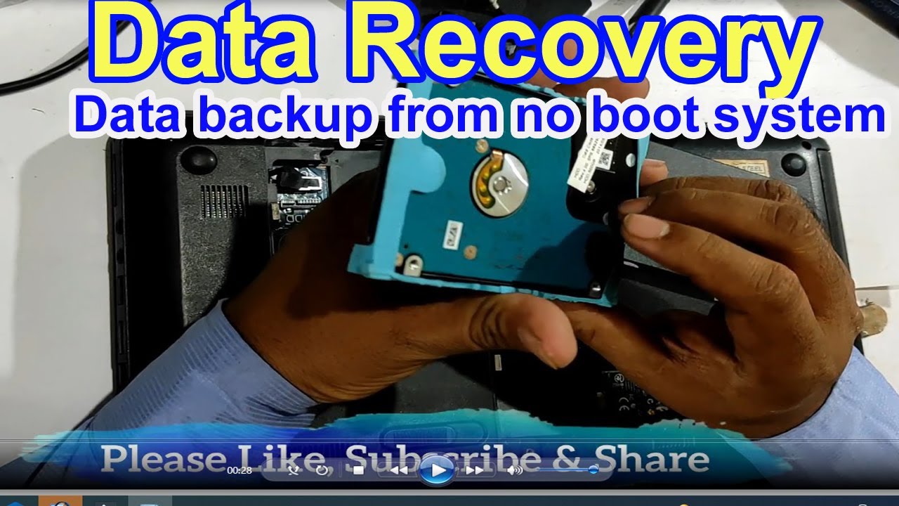 Data Recovery From Not Booting Hard Disk || How To Data Recover From ...
