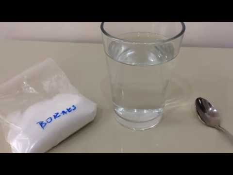 Borakslı Su Nasıl Hazırlanır ? ,Borakslı Su Yapımı