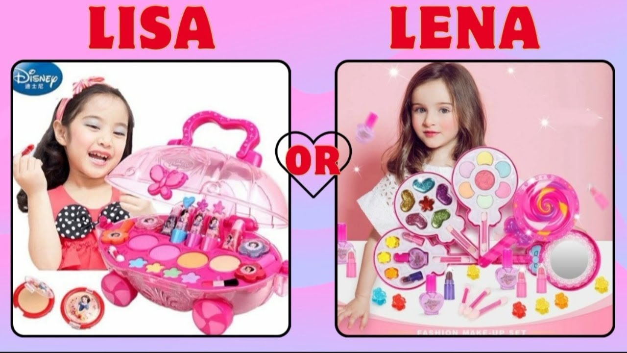 Lisa or lena|Frozen makeup & jwellery edition #lisaorlena #lena #lisa ...
