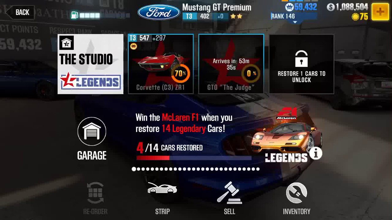 CSR Racing 2 - CSR Legends - Pontiac GTO "The Judge" - Start ...