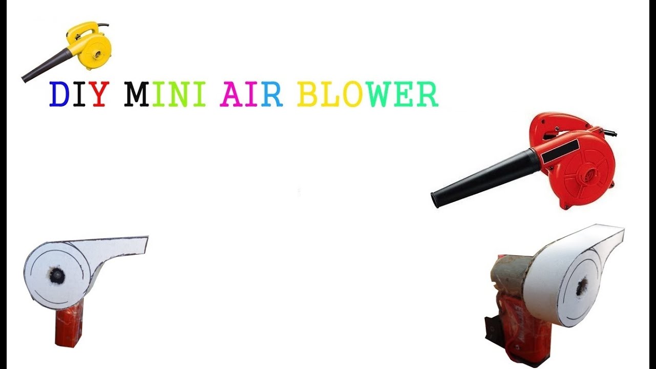 How to make a powerful air blower at Home - YouTube
